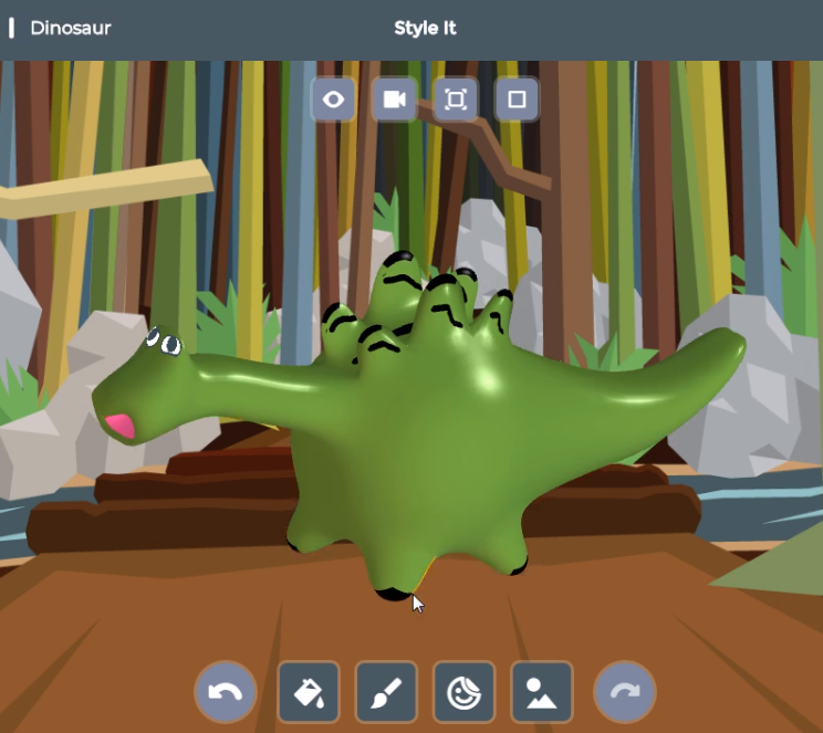 SOLIDWORKS Apps for Kids How-To: Style a Dinosaur - Apps for Kids